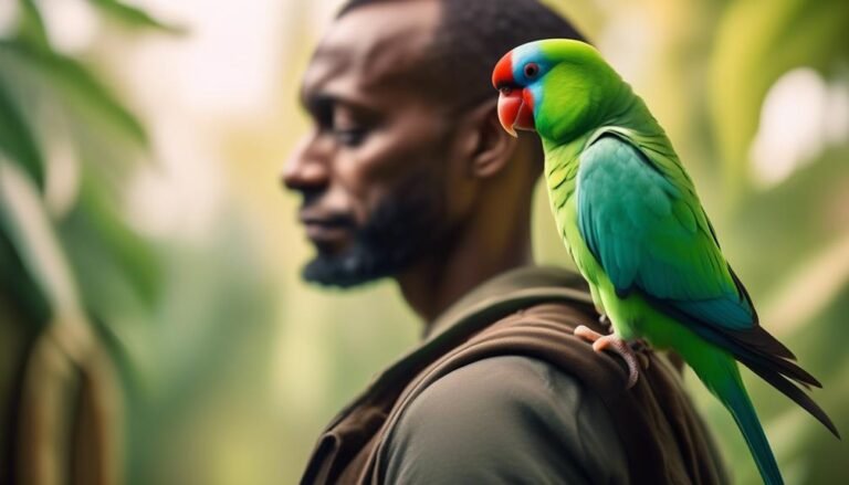 Adaptable African Ringneck Parakeets Thrive as Companion Pets